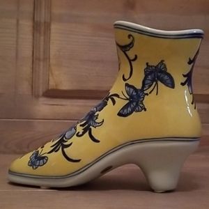None | Accents | Victorian Style Porcelain Decorative Boot | Poshmark